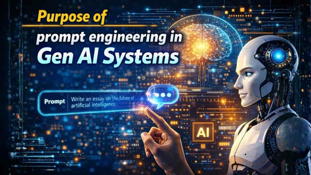 purpose of prompt engineering in gen AI systems In 2026